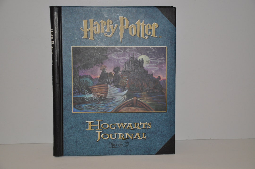 Harry Potter Hogwarts Journal Book 2000 Scholastic Warner Bros Vintage ...