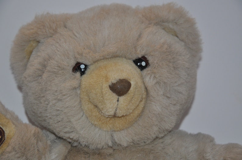 Vintage Zellers Zeddy Teddy Bear Mascot Soft Stuffed Plush - Etsy