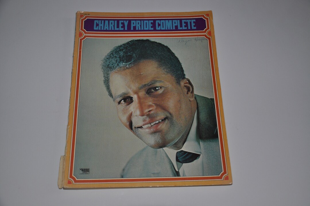 Charlie Pride Complete Vintage Music and Lyrics Sheet Music Softcover ...