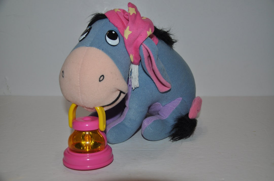 Eeyore Light up Candle Night Cap Plush Mattel 1998 Vintage Disney ...