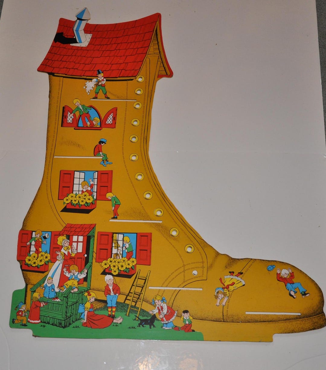 Huge Nursery Rhyme Wall Hanging Vintage Nursery Library Decor - Etsy