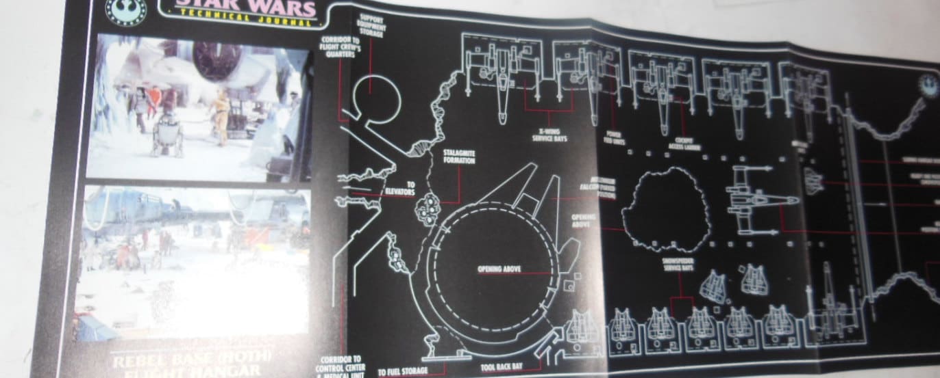 Star Wars HOTH Rebel Base Flight Hanger Blueprint Schematic | Etsy