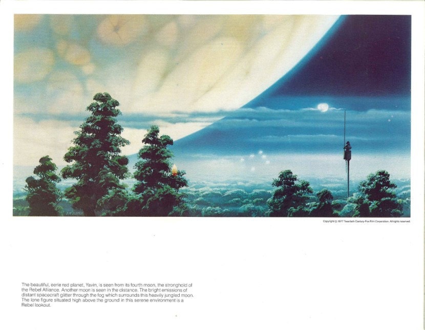 Rebel Lookout on Yavin 1977 Original Vintage Star Wars - Etsy Canada