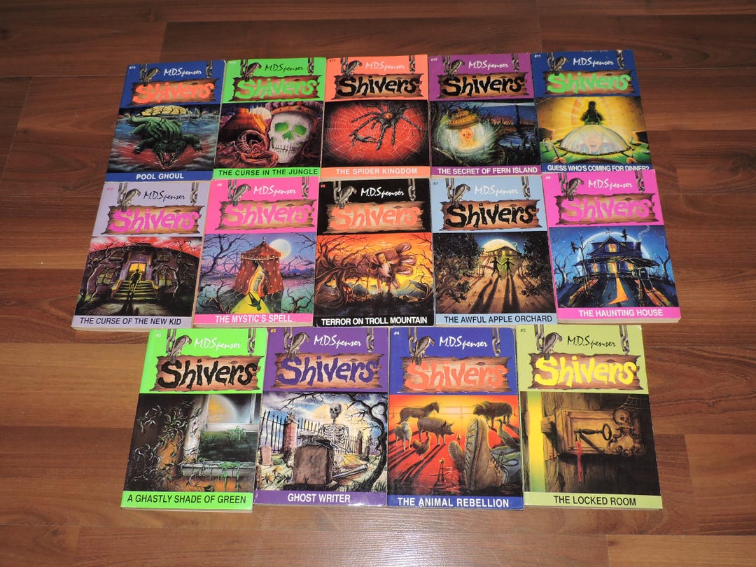 Lot of 14 Vintage SHIVERS Young Reader Books - Etsy