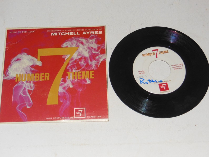 Number 7 Cigarettes Theme With Compliments of No 7 | Etsy