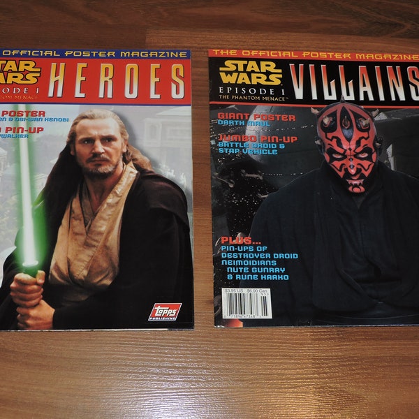 Heroes and Villains Poster - Etsy