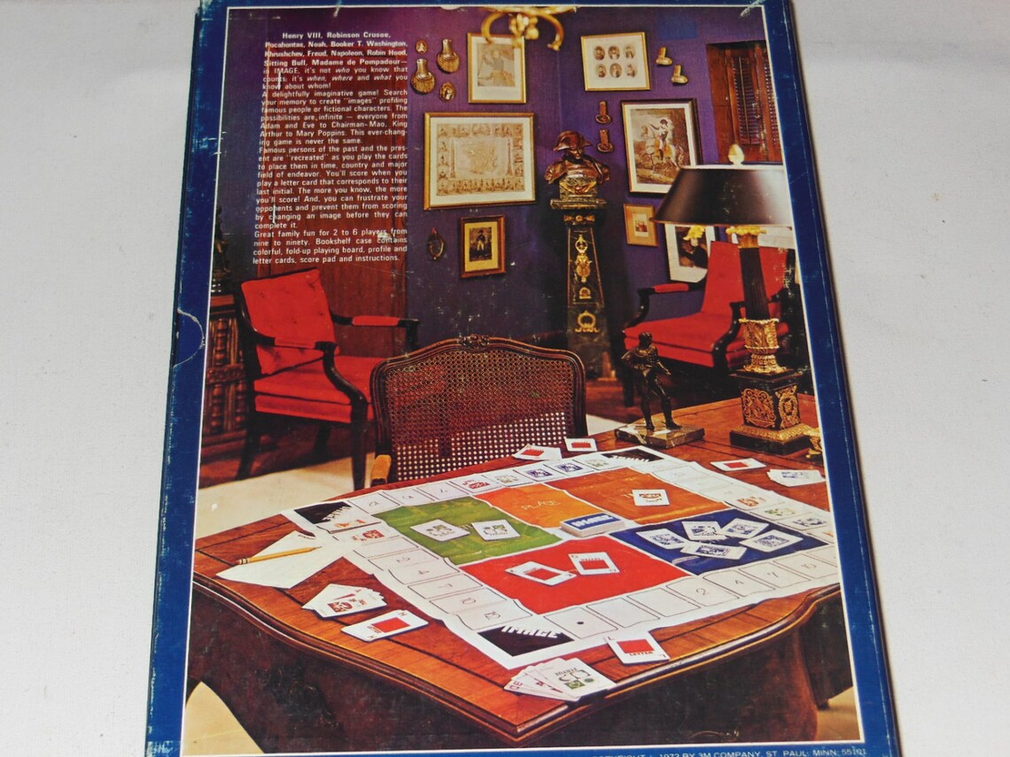 Vintage Image Board Game in Original Box - Etsy