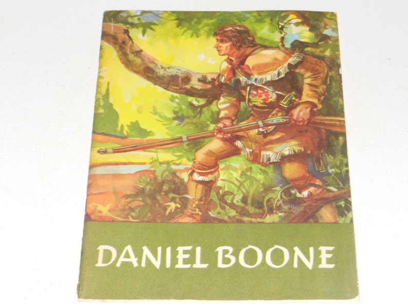 1950 Daniel Boone Real People 3 Children's History Book by | Etsy