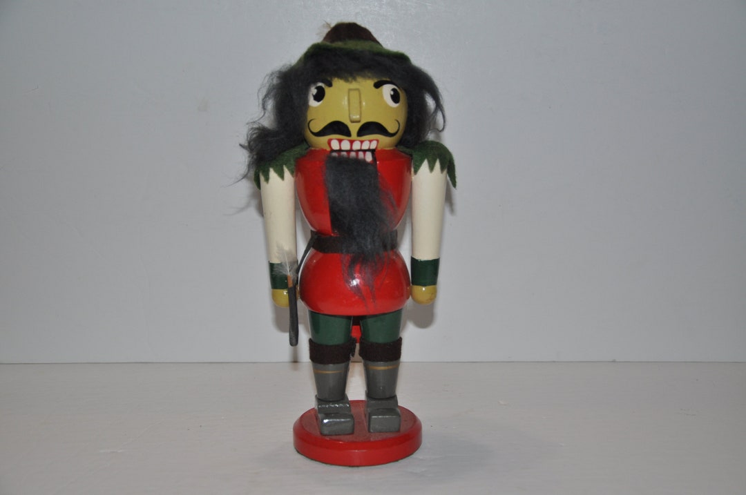 Vintage Robin Hood Wooden 10'' Nutcracker - Etsy UK