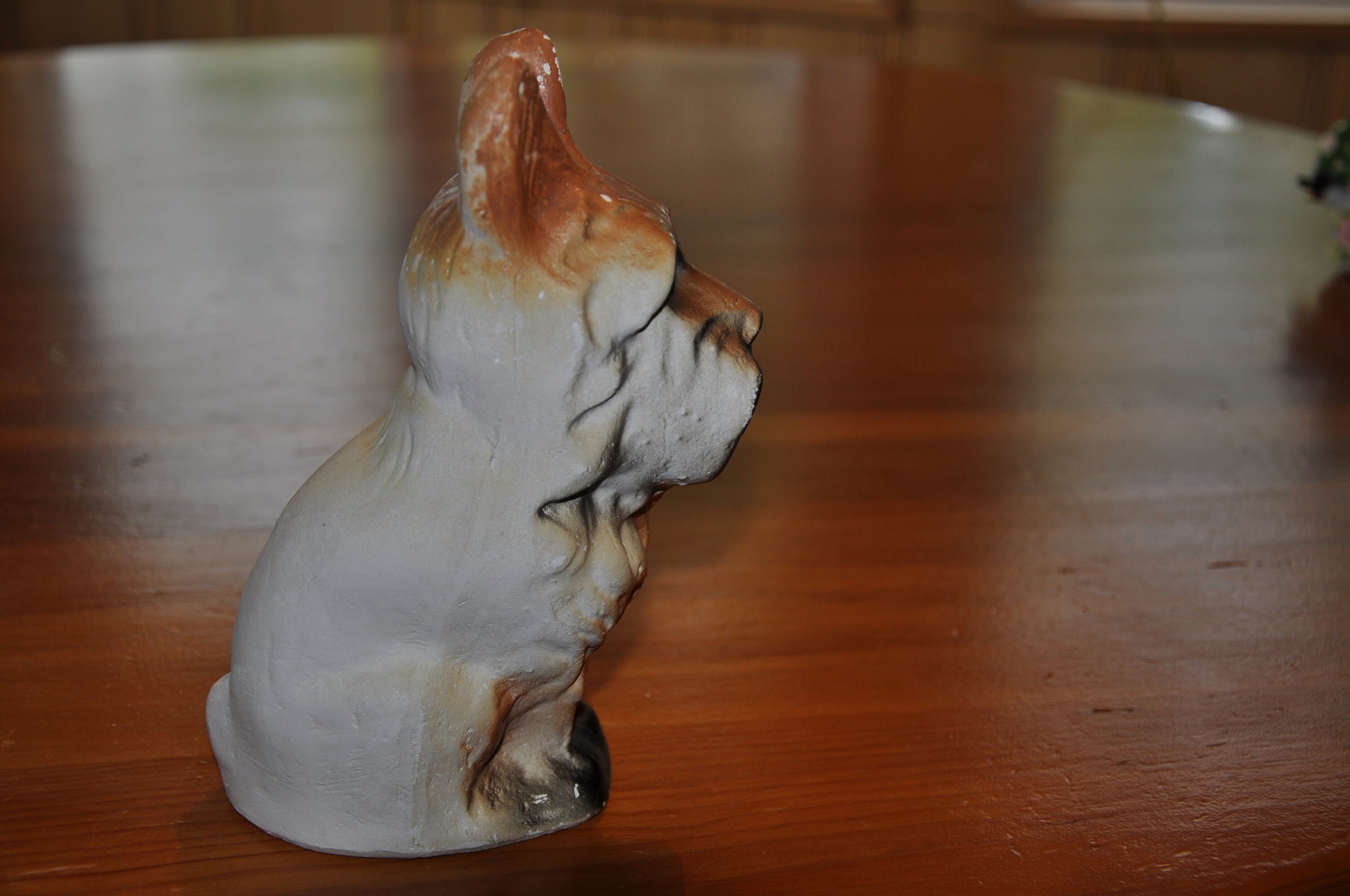 Vintage Chalkware Terrier Hund Kreide WareFigurine - Etsy.de