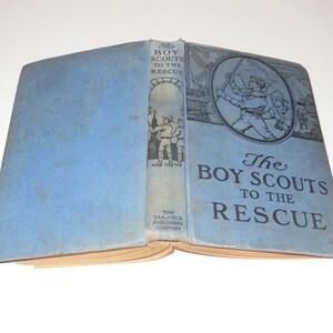 1921 the Boy Scouts to the Rescue Vintage Hardcover Children's Book - Etsy