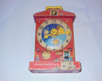 Fisher Price Music Box Teaching Clock - Etsy