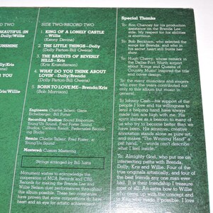 2x LP Kris Kristofferson, Willie Nelson, Dolly Parton & Brenda Winning ...