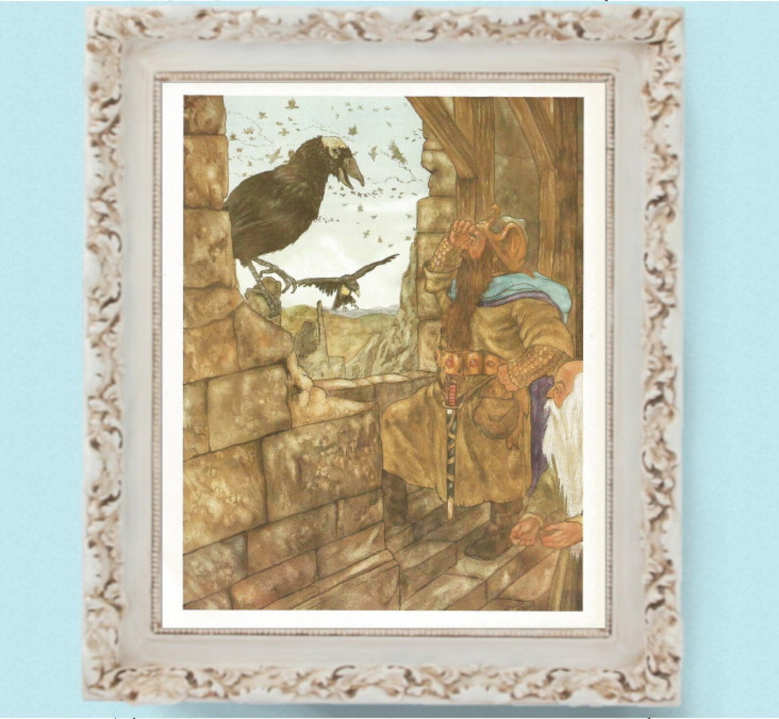 1984 Roäc Son of Carc the Hobbit Print Book Illustration - Etsy