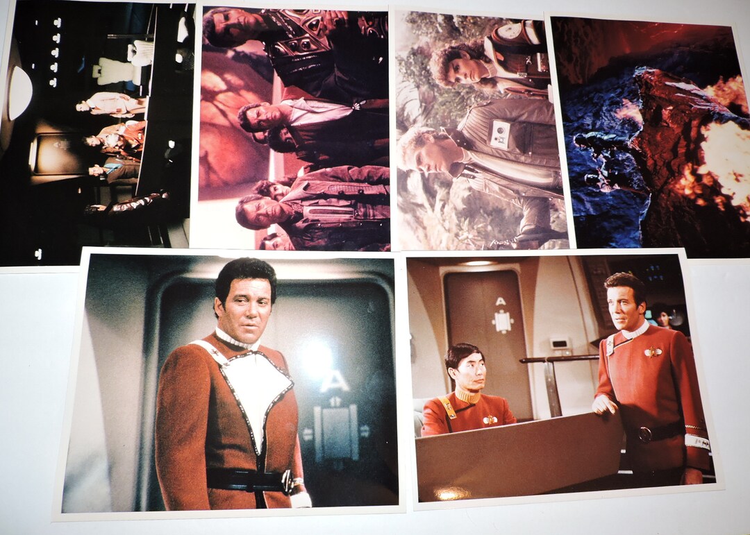Lot of 6 STAR TREK Vintage Lithograph Photo Movie Stills the Search for ...