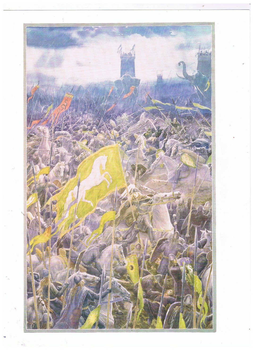 Battle of the Pelennor Fields - the Return of the King - Vintage J.R.R ...
