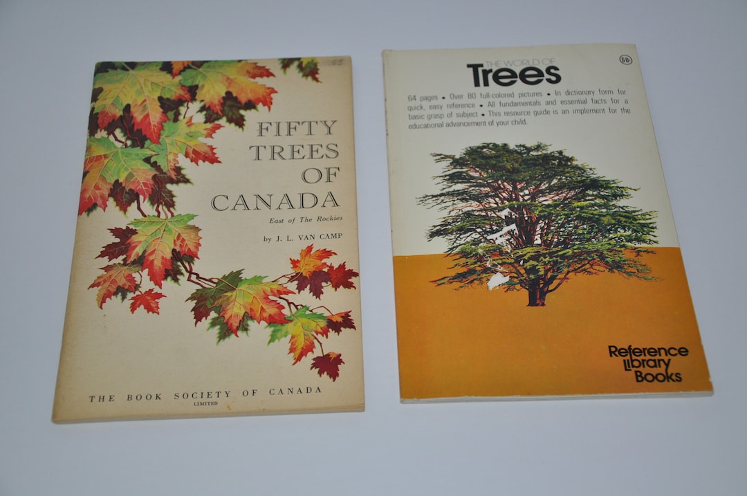 Fifty Trees of Canada Plus the World of Trees Vintage Softcover Science ...