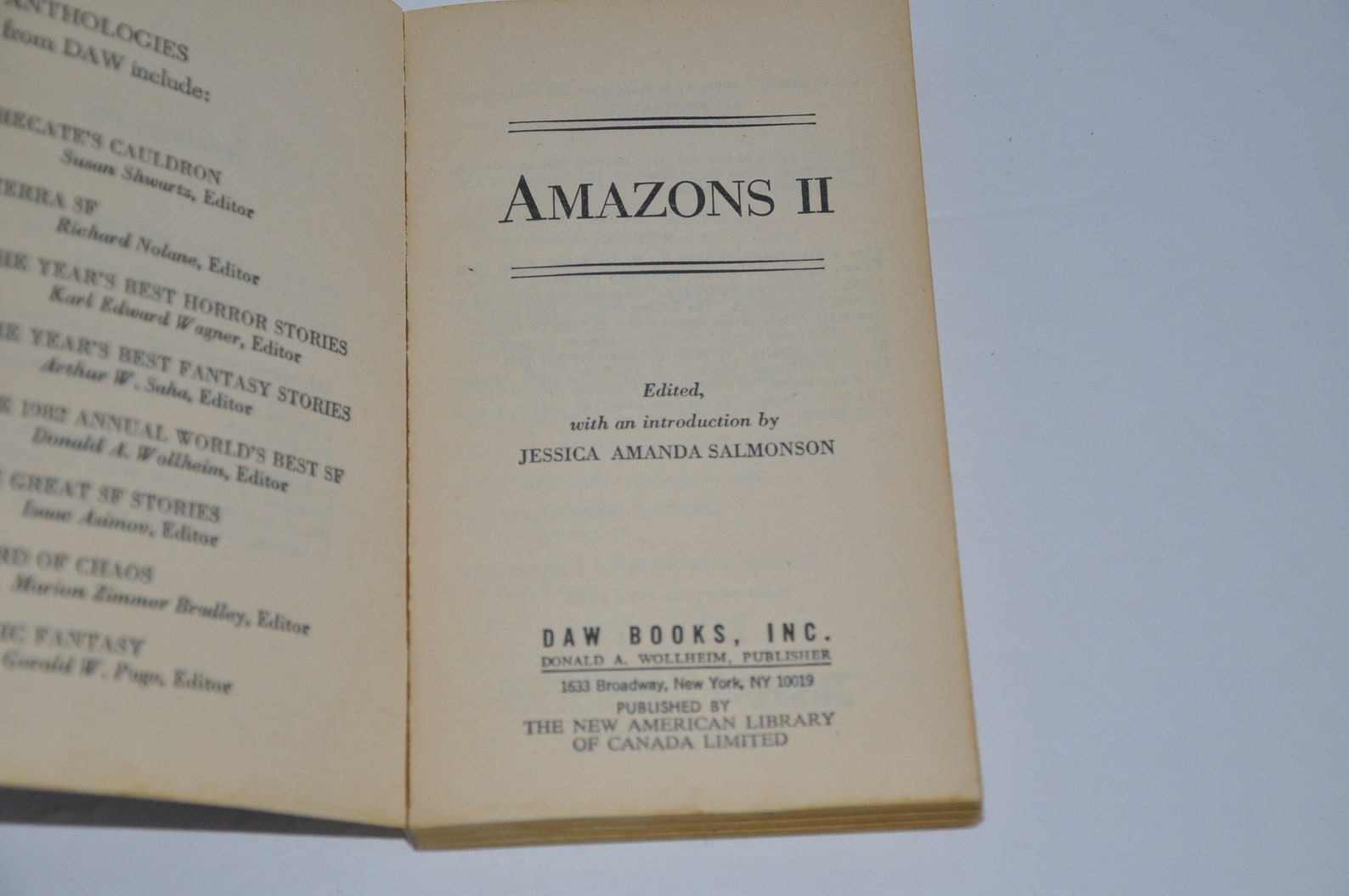 Amazons II First Printing 1982 Paperback Book Tanith - Etsy