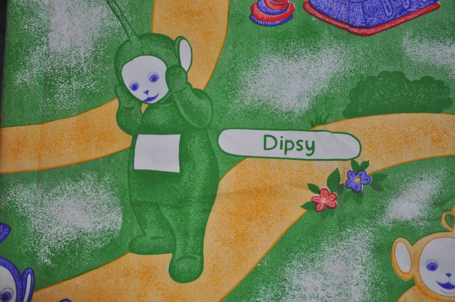 Teletubbies Vintage Curtains Fabric | Etsy