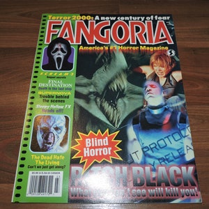 FANGORIA Horror Entertainment Magazine Issue #190 2000 Vin Diesel Pitch ...