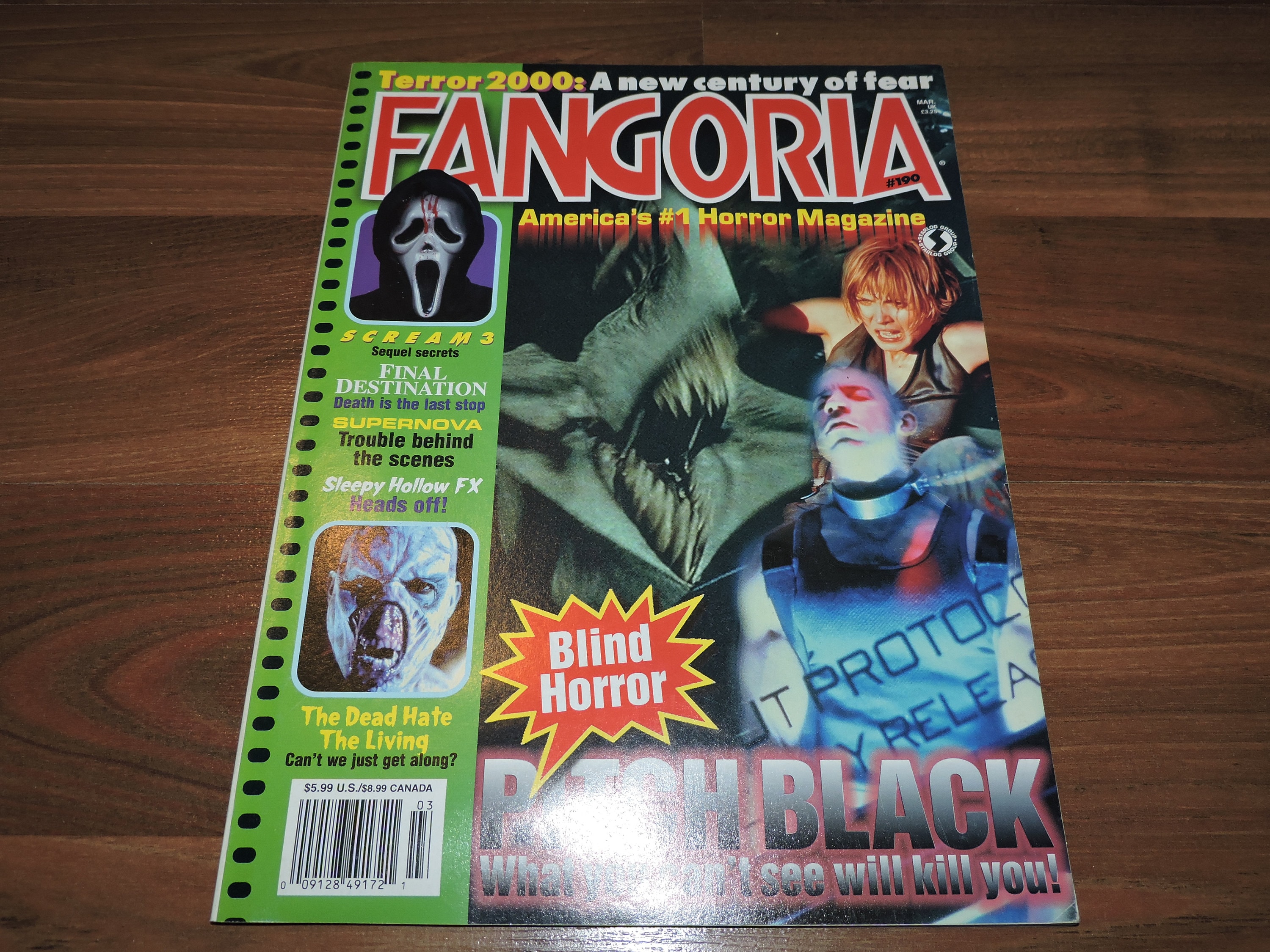 FANGORIA Horror Entertainment Magazin Ausgabe 190 2000 Vin - Etsy ...