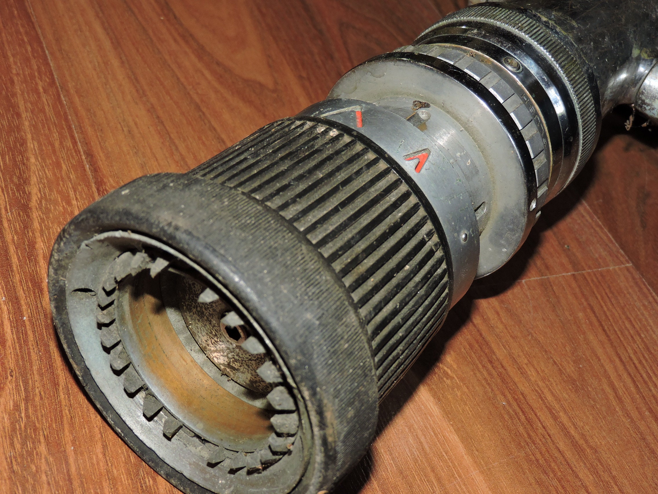 Vintage Fire Hose Nozzle Akron Turbojet Adjustable Plated Brass - Etsy