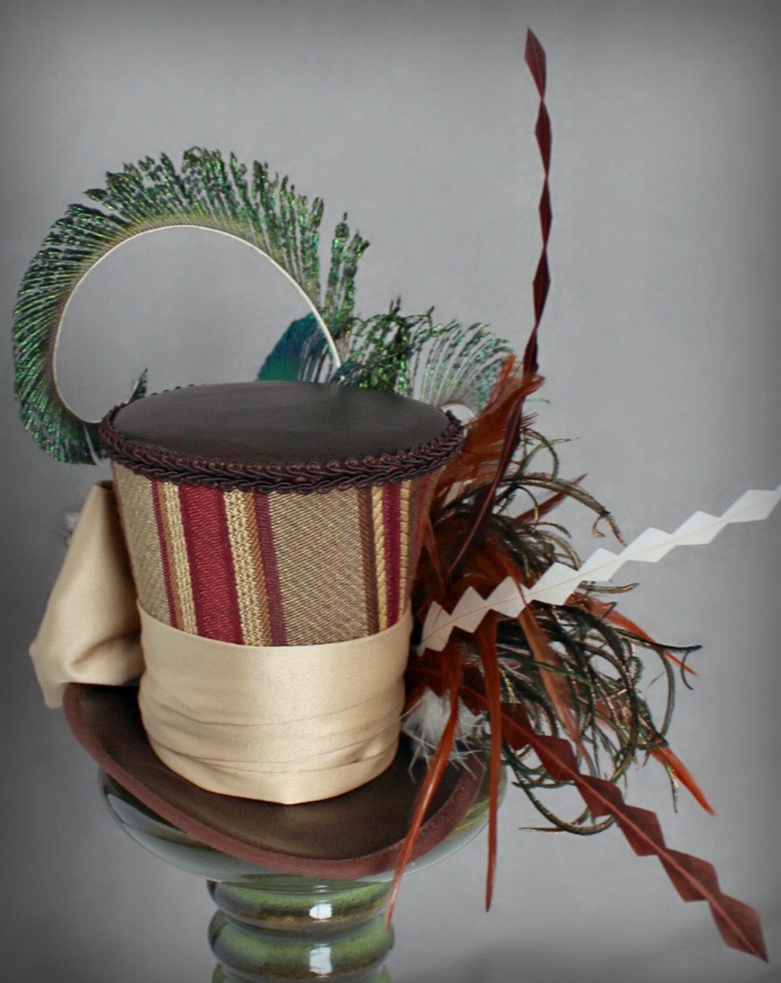 Steampunk Mini Top Hat Brown Top Hat Steampunk Cosplay - Etsy