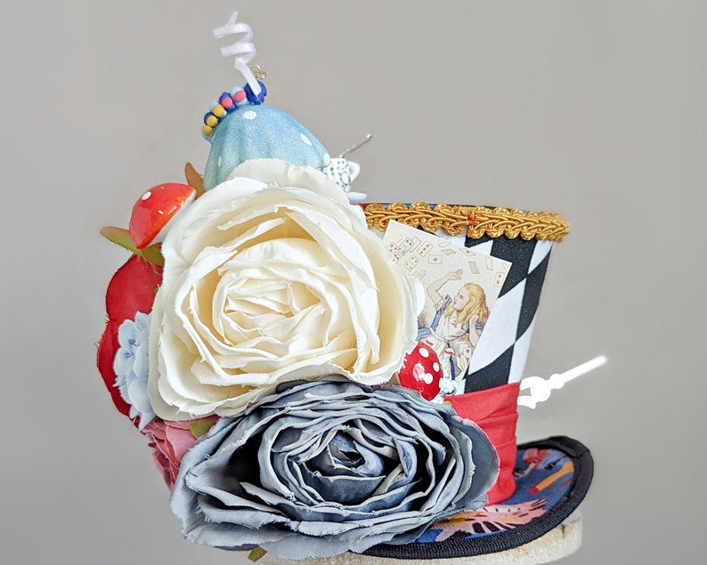 Alice Mini Top Hat Alice in Wonderland Mad Hatter Hat - Etsy