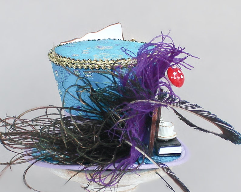 Mad Hatter Mini Top Hat Mad Hatter Costume Fascinator - Etsy Canada