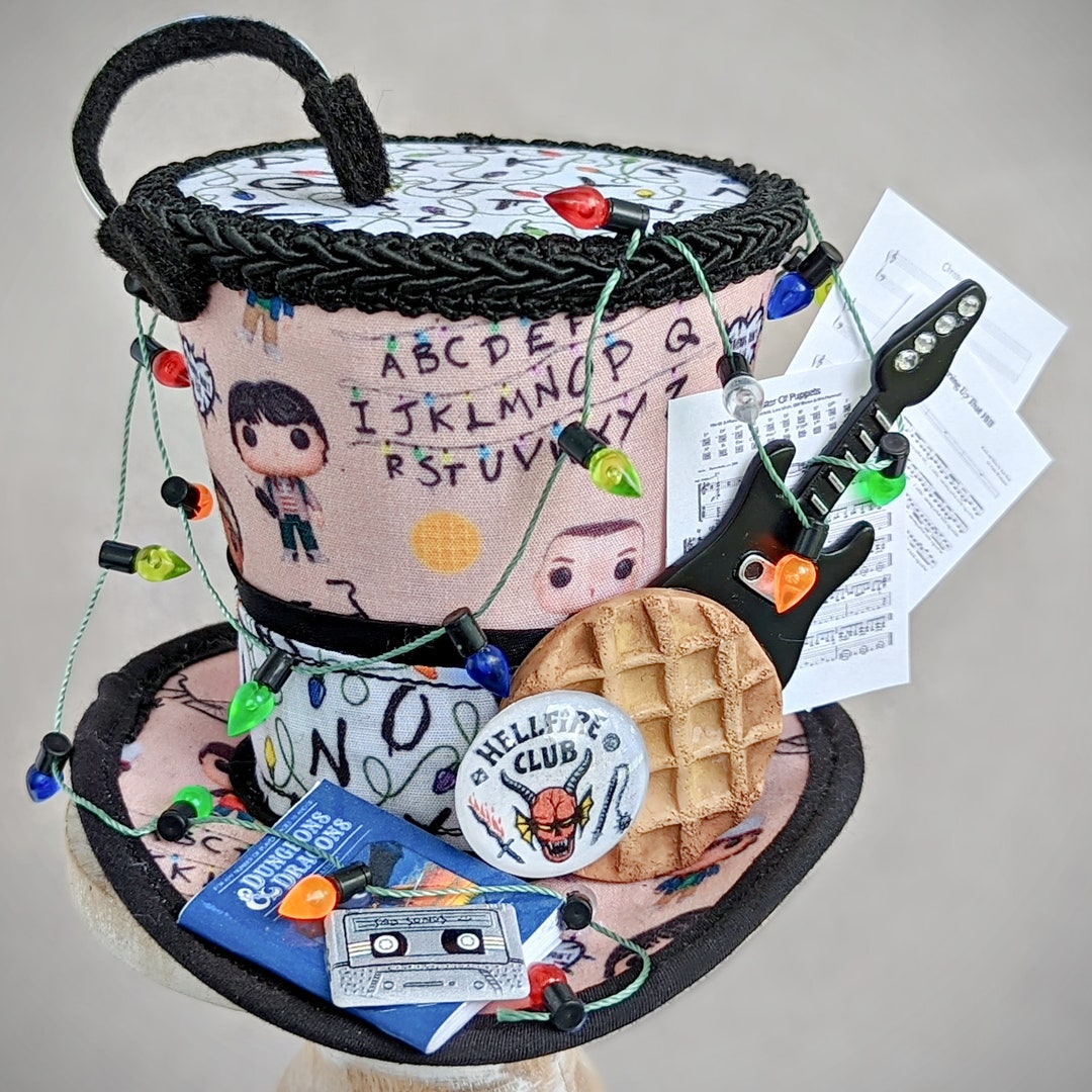 Strange Things Mini Top Hat, Macabre Mini Top Hat, Gothic Fascinator ...