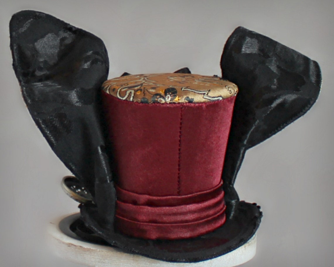 White Rabbit Mini Top Hat White Rabbit Costume Fascinator | Etsy