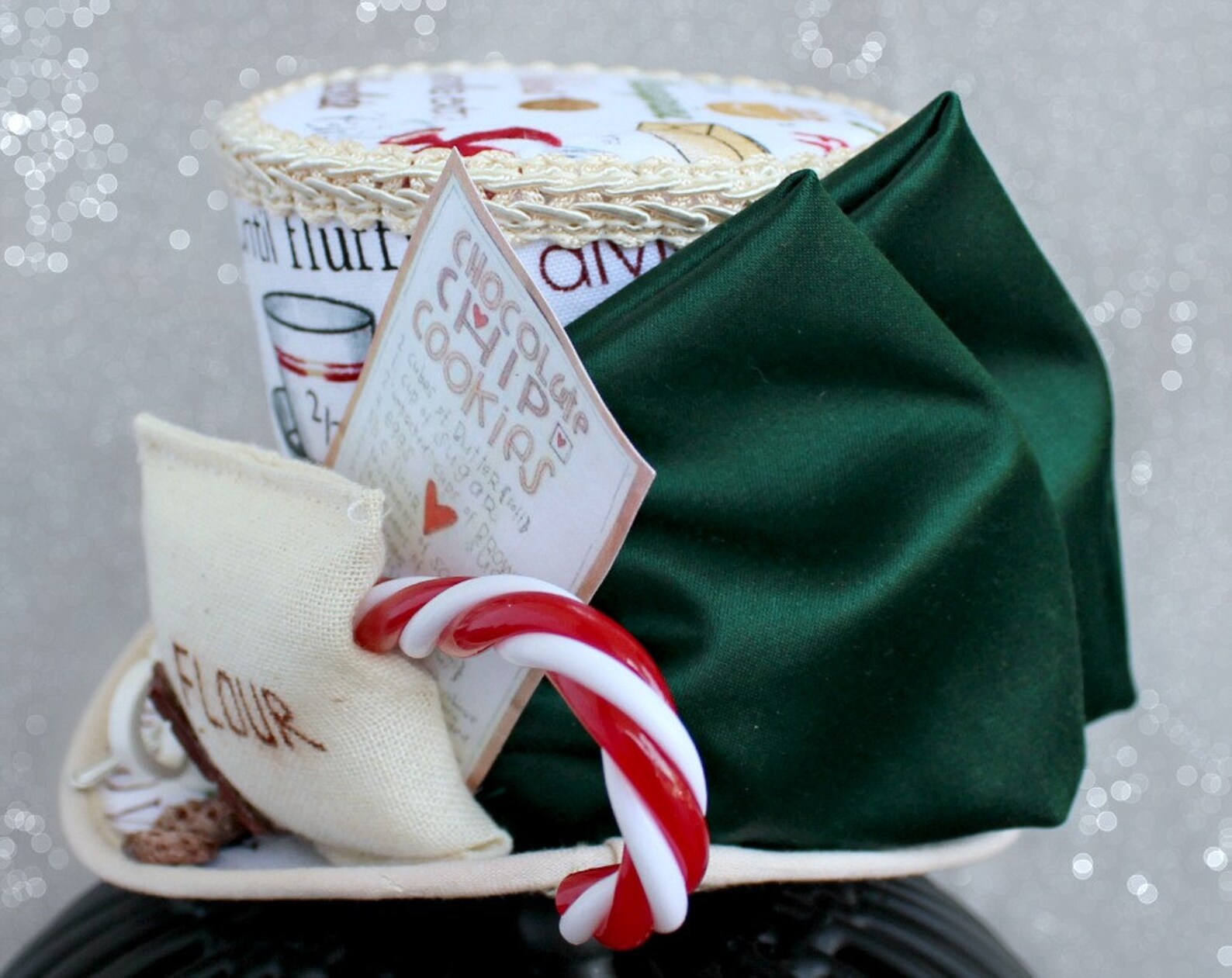 Christmas Mini Top Hat Holiday Party Hat Bird Tea Hat | Etsy