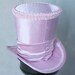 Pink Mini Top Hat, Mini Top Hat, Mad Hatter Hat, Fascinator, Kentucky ...