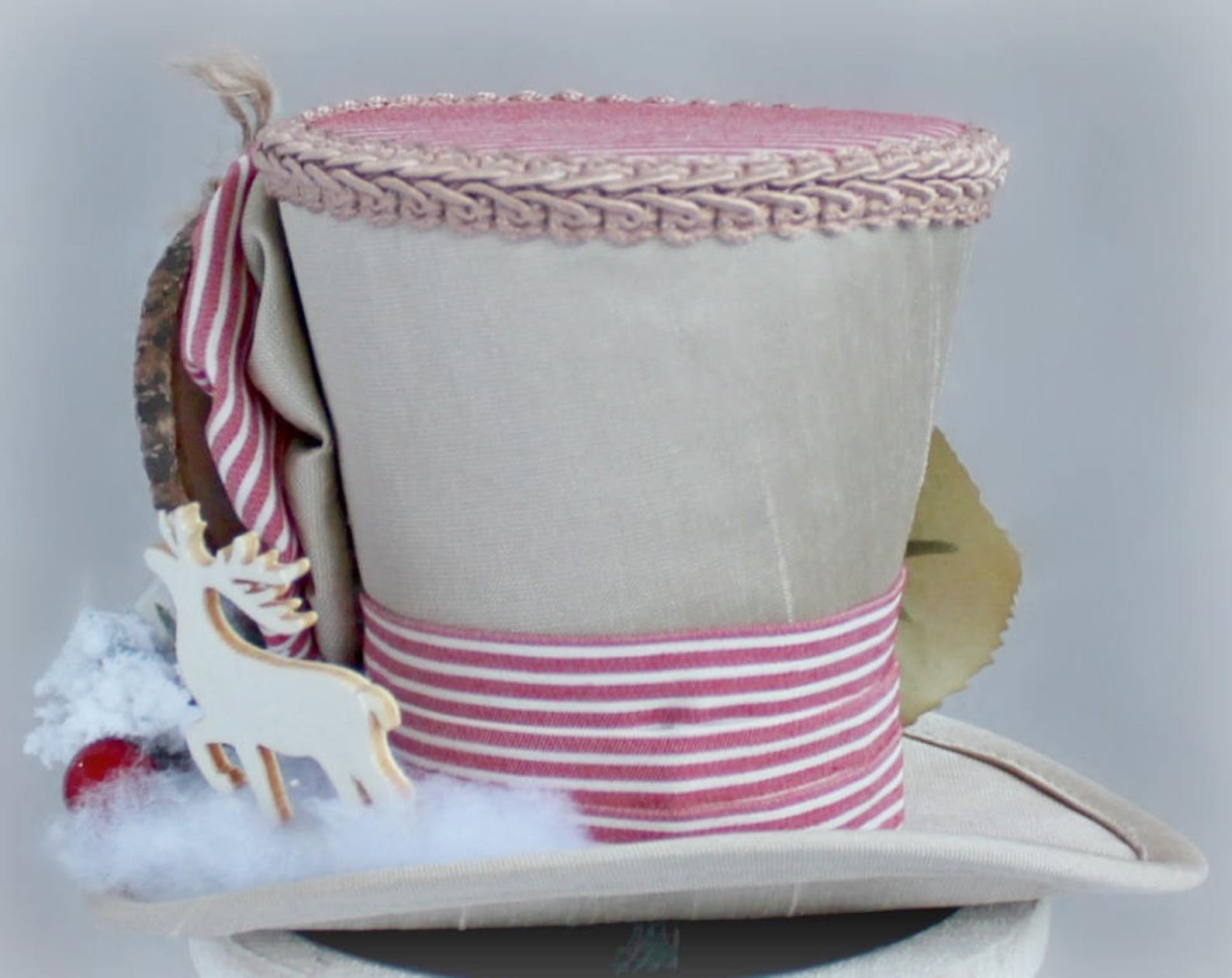 Winter Mini Top Hat Snow Mini Top Hat Tree Hat Christmas - Etsy