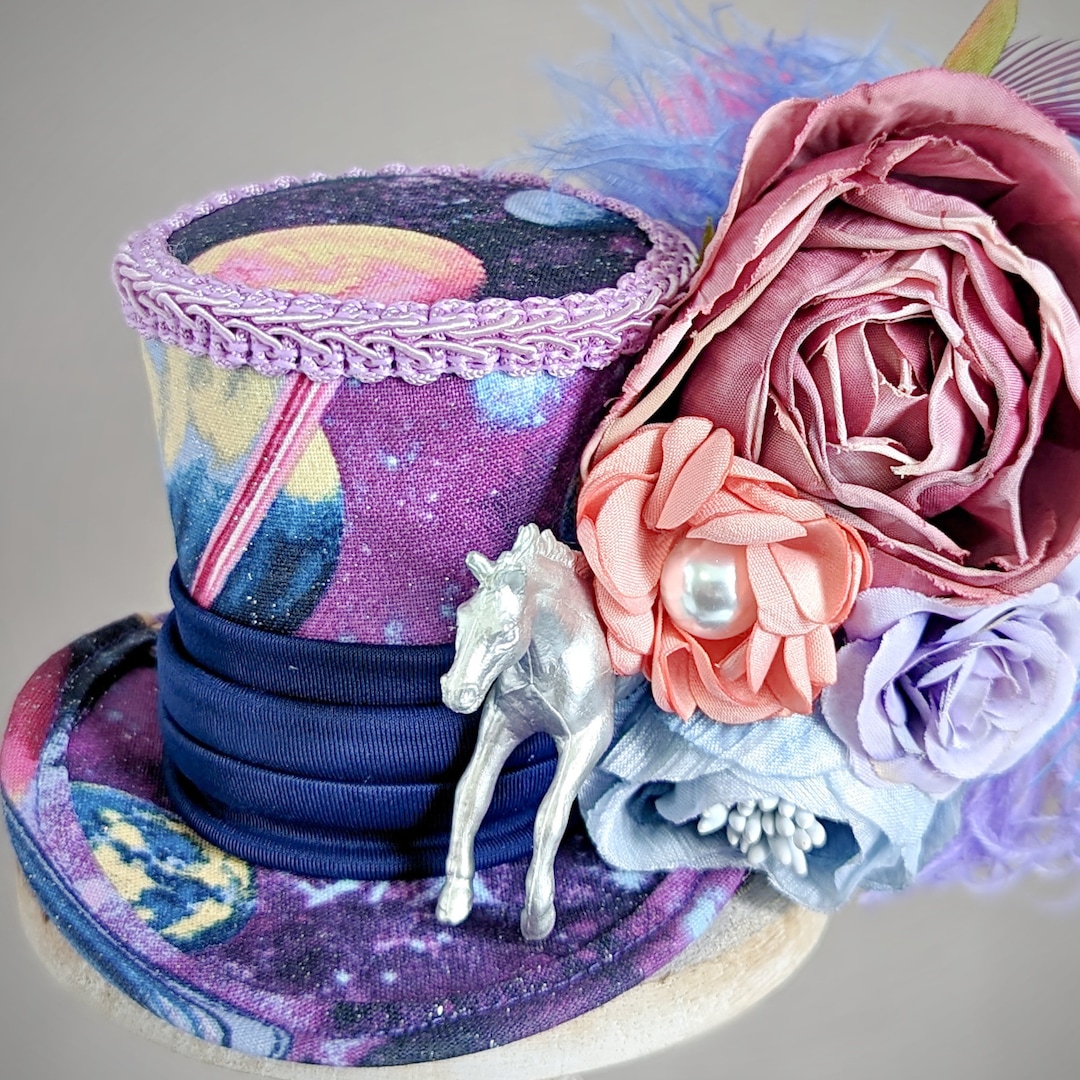 Kentucky Derby Mini Top Hat, Horse Mini Top Hat, Flower Mini Top Hat ...