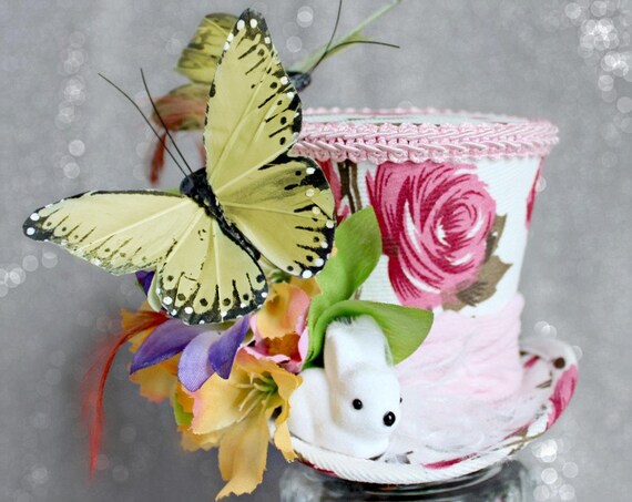 Easter Mini Top Hat Spring Mini Hat Spring Fascinator Mini - Etsy