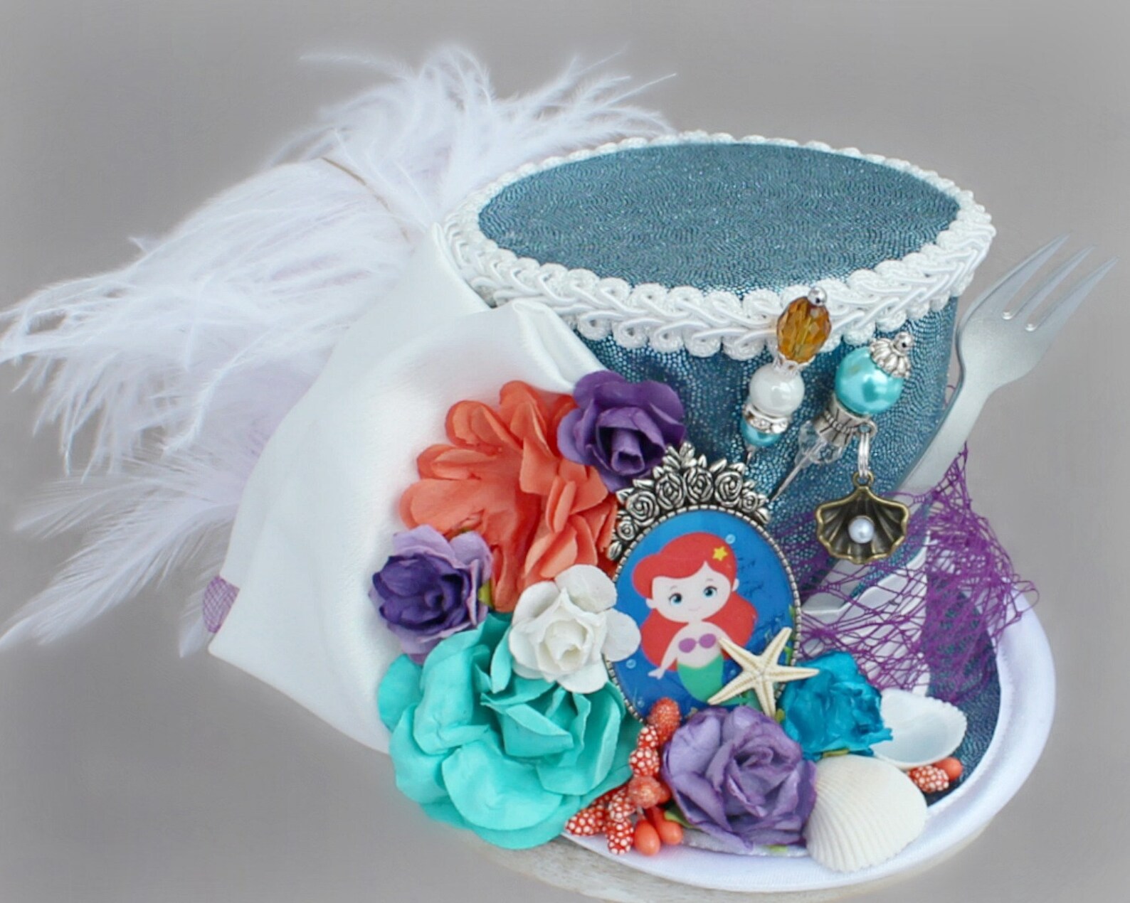 Little Mermaid Mini Top Hat Little Mermaid Costume Theme - Etsy