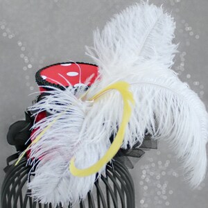 Mouse Mini Top Hat, Red With White Polka Dots Mini Top Hat, Park ...
