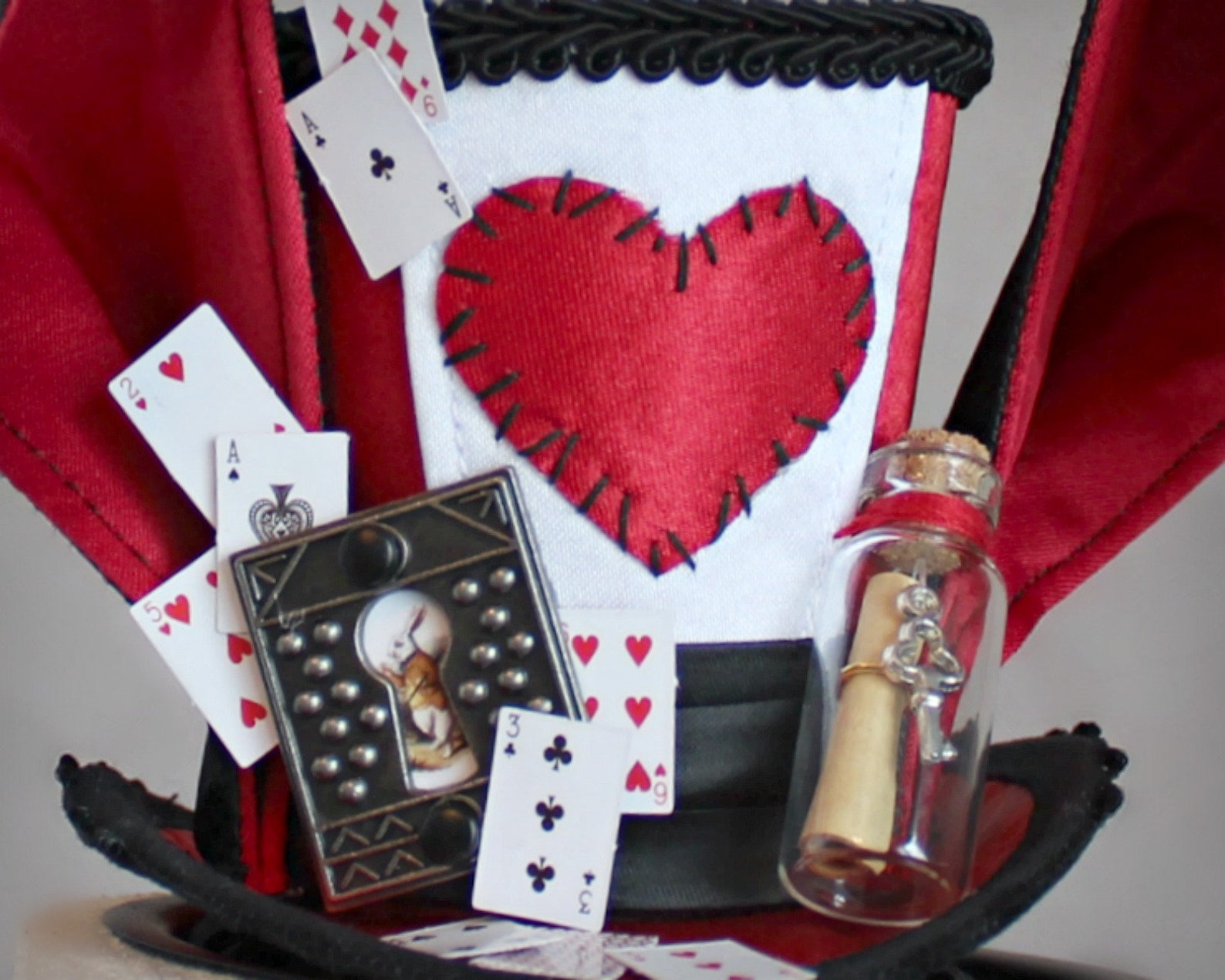 White Rabbit Mini Top Hat White Rabbit Costume Fascinator - Etsy