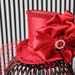 Red Mini Top Hat Wedding Top Hat Mini Hats Tea Party Hat - Etsy