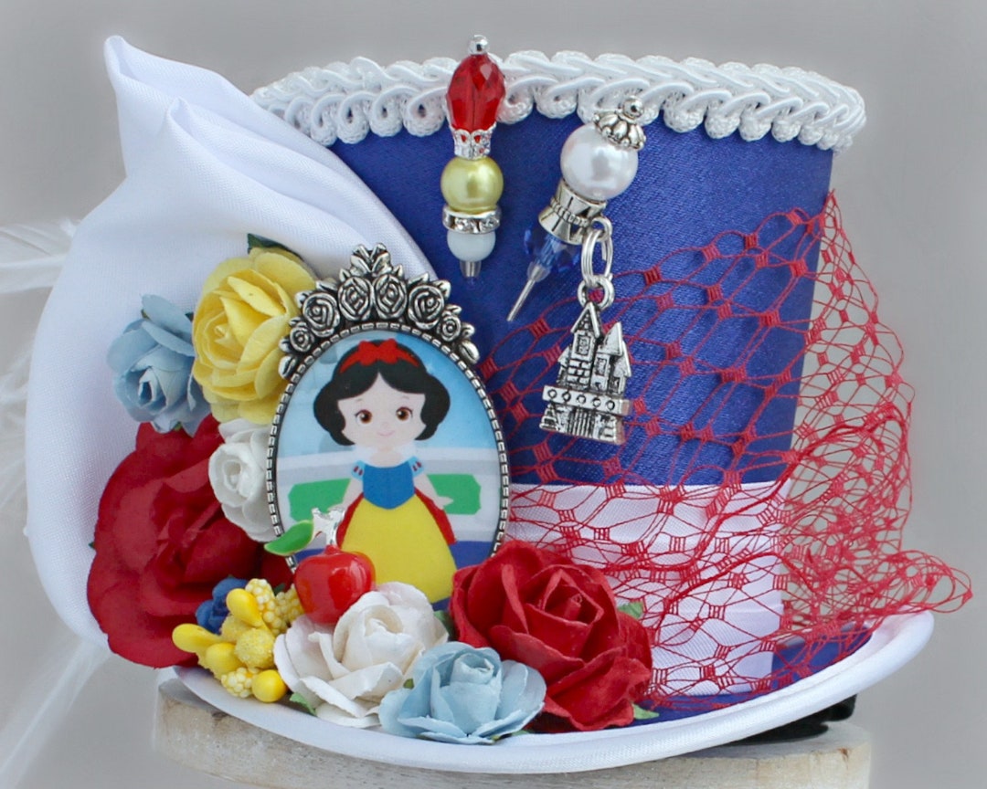 Snow White Mini Top Hat, Snow White Costume, Theme Parks Mini Hat ...