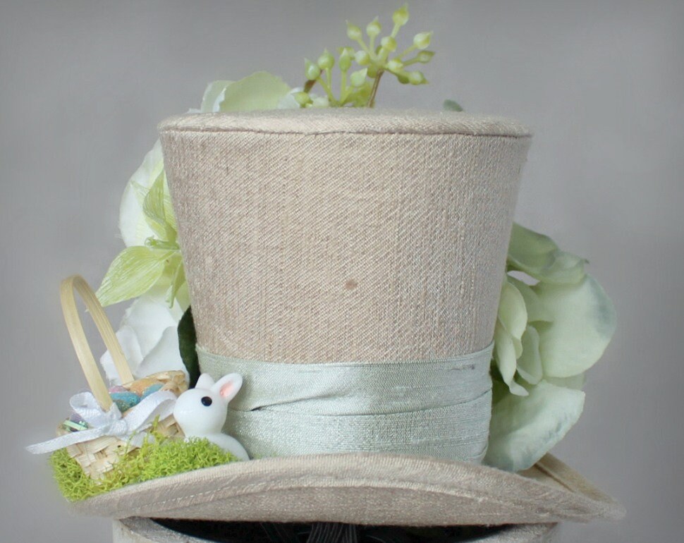 Easter Mini Top Hat Spring Mini Hat Spring Fascinator | Etsy