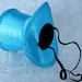 Cyan Blue Mini Top Hat, Mini Top Hat, Mad Hatter Hat, Fascinator ...