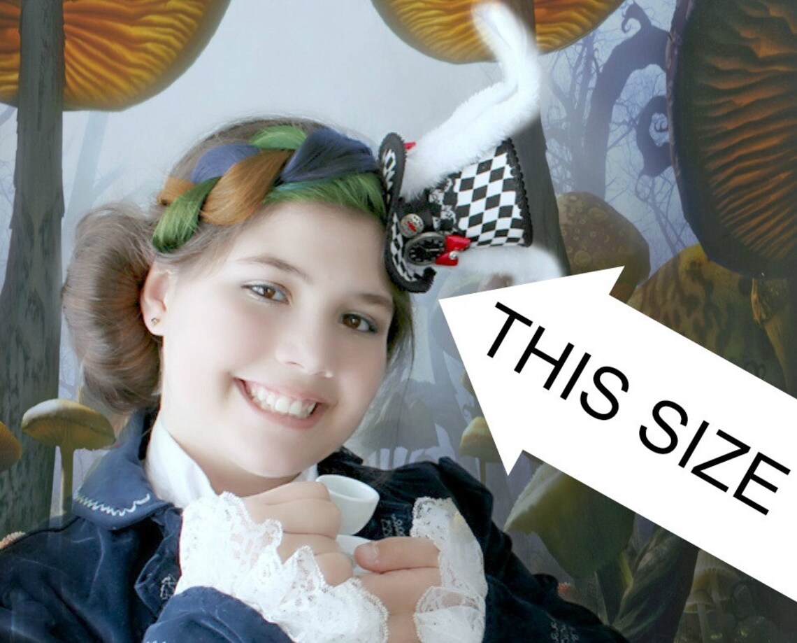 Alice Mini Top Hat Alice in Wonderland Mad Hatter Hat - Etsy Canada
