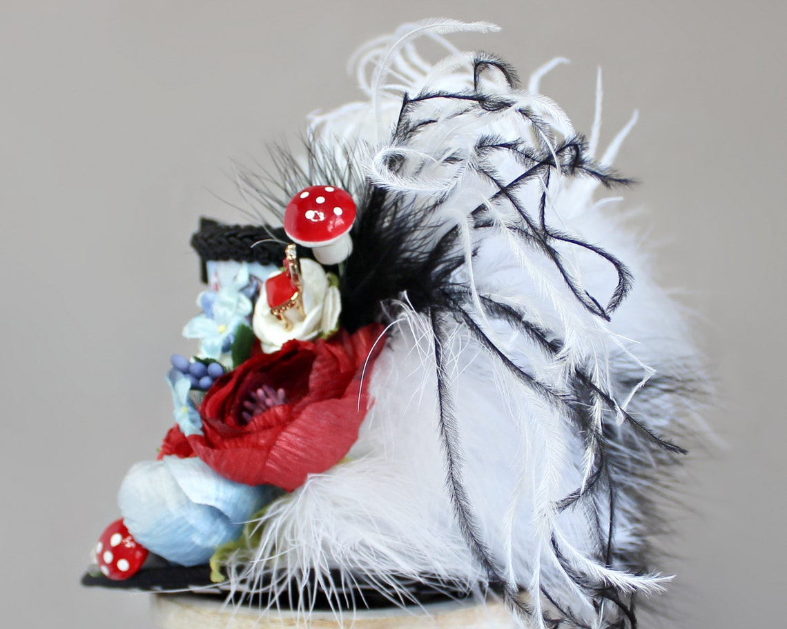 Alice Mini Top Hat Alice in Wonderland Mad Hatter Hat - Etsy Canada