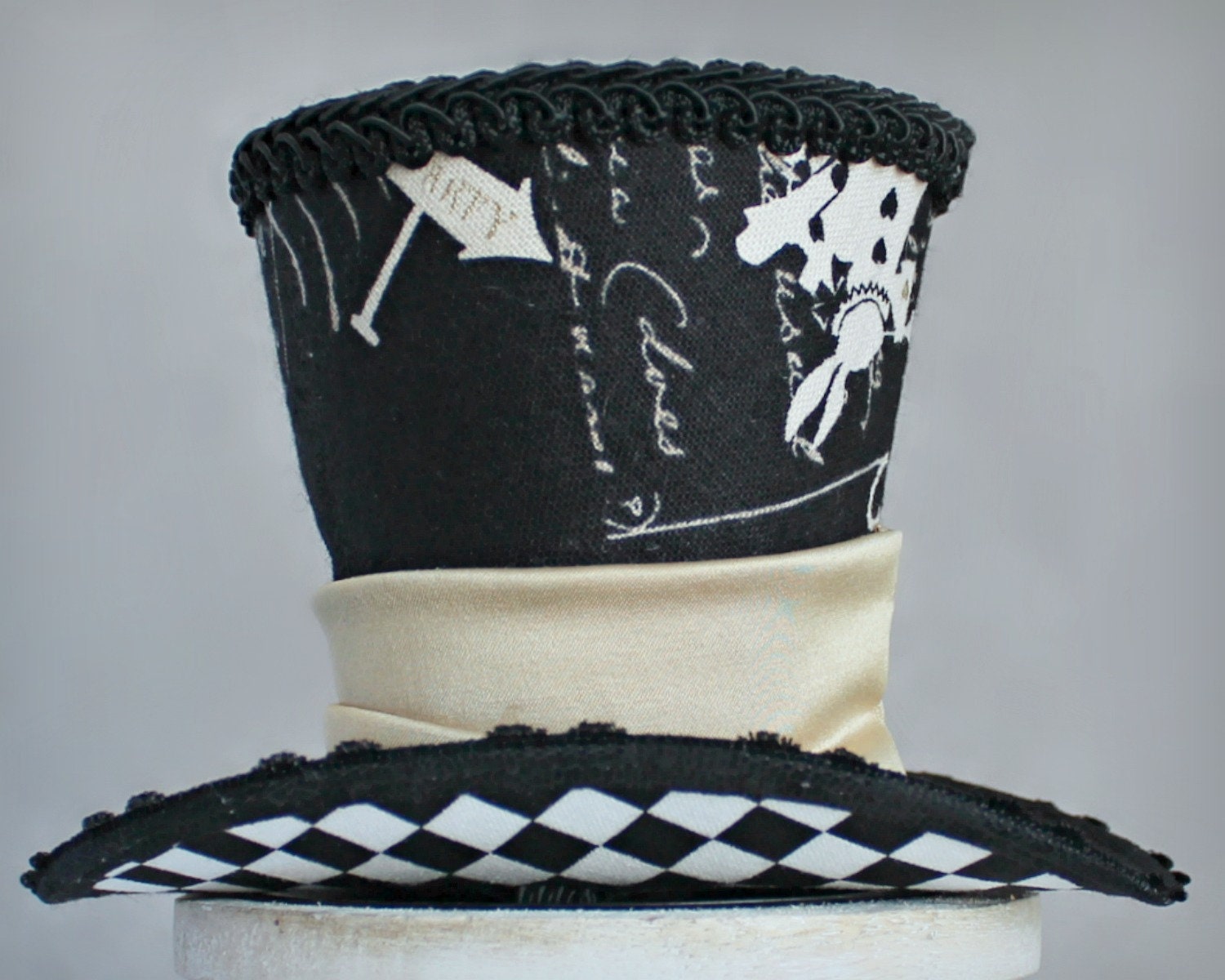 Alice Mini Top Hat Alice in Wonderland Mad Hatter Hat | Etsy Canada