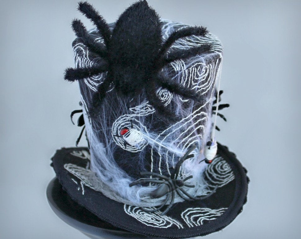 Halloween Mini Top Hat Macabre Mini Top Hat Gothic - Etsy Canada