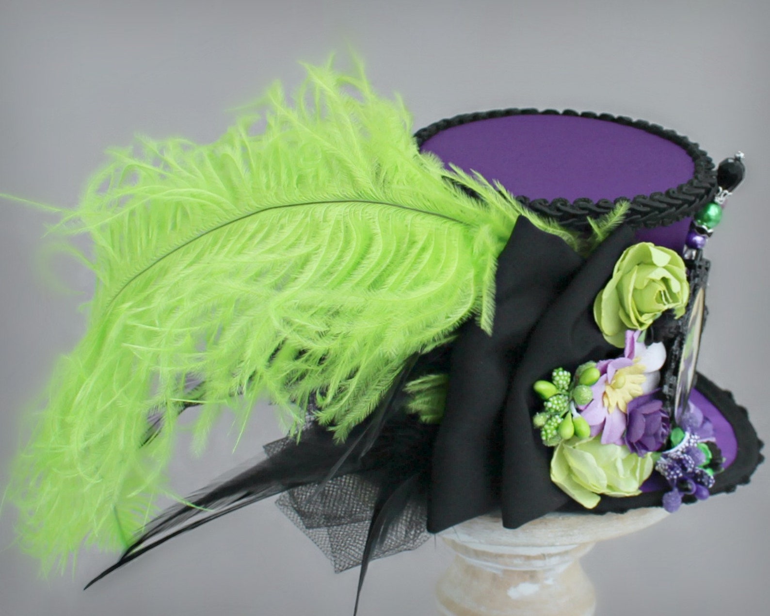 Evil Queen Mini Top Hat Evil Queen Costume Theme Parks Mini | Etsy