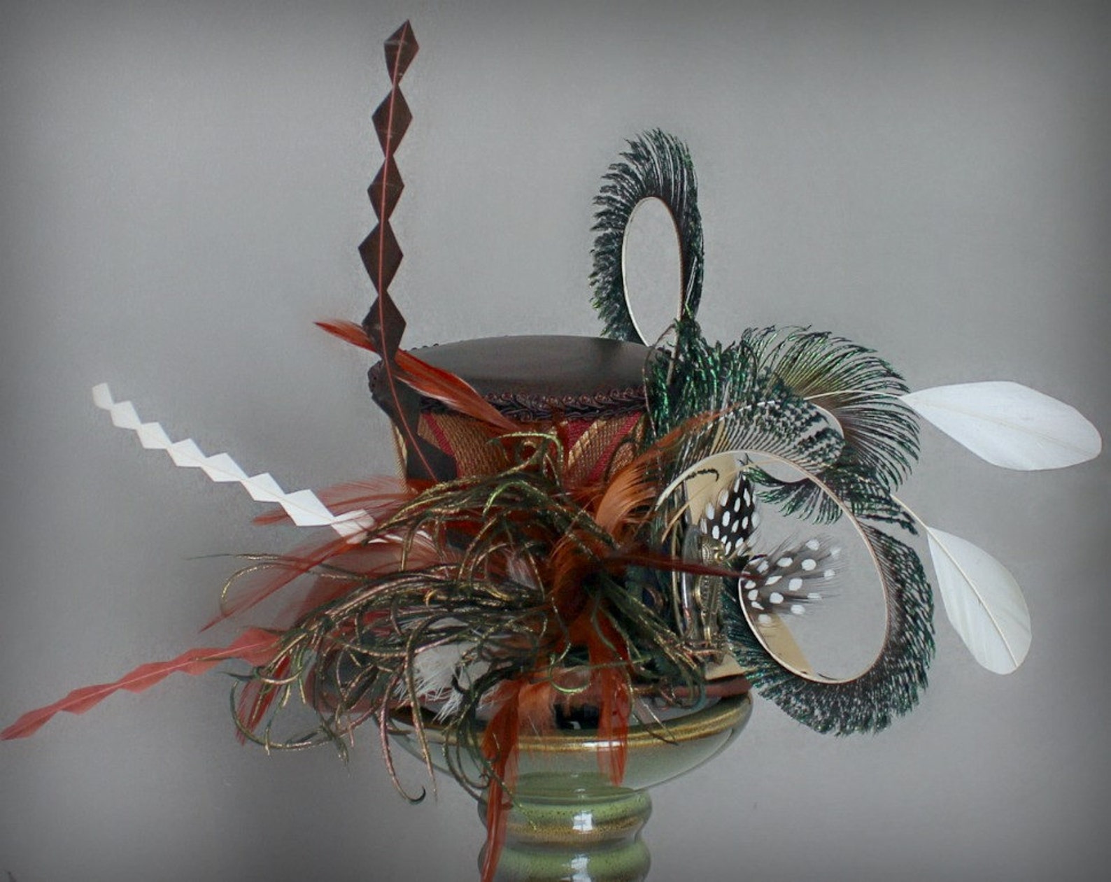 Steampunk Mini Top Hat Brown Top Hat Steampunk Cosplay - Etsy