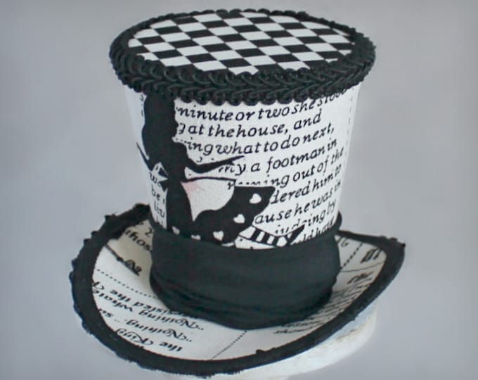 Alice Mini Top Hat Alice in Wonderland Mad Hatter Hat - Etsy